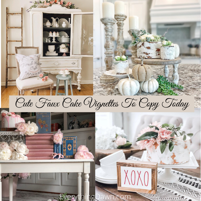 Cute Faux Cake Vignettes To Copy Today – Everything Dawn