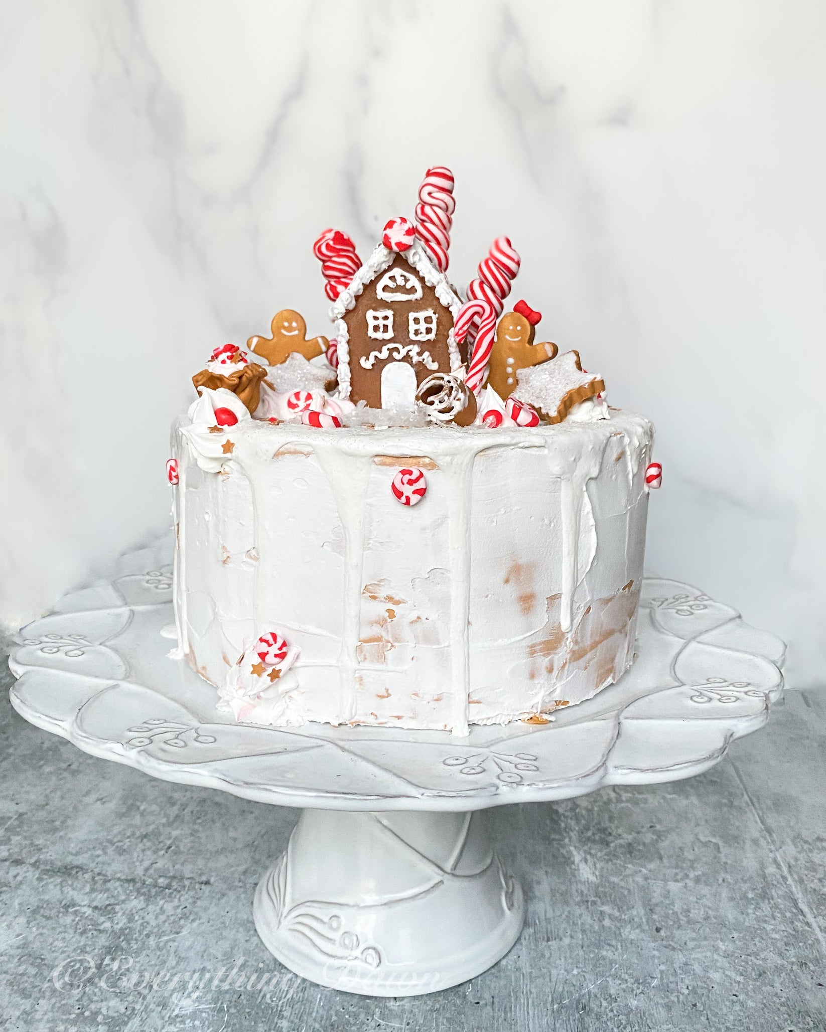 Candy Lane Gingerbread Fake Cake – Everything Dawn
