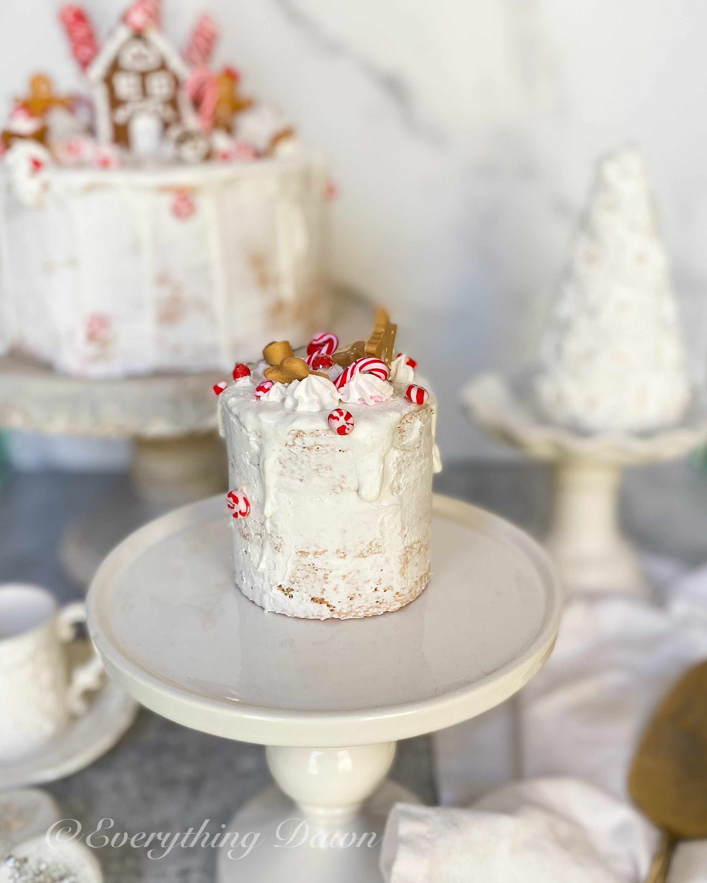 Candy Lane Gingerbread Mini Fake Cake – Everything Dawn